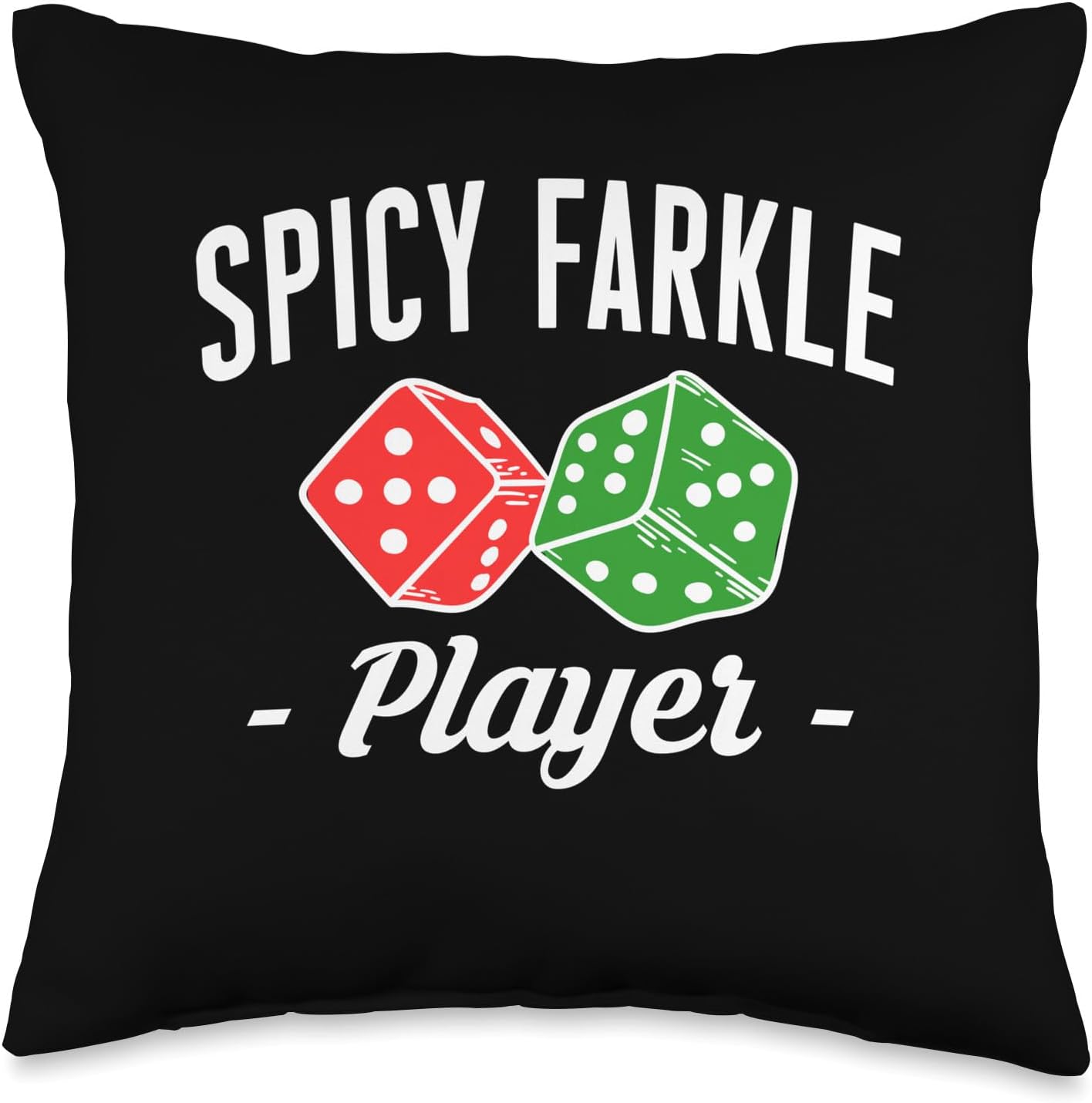 Amazon.com: Spicy Farkle Player Dice Game Throw Pillow : Home & Kitchen