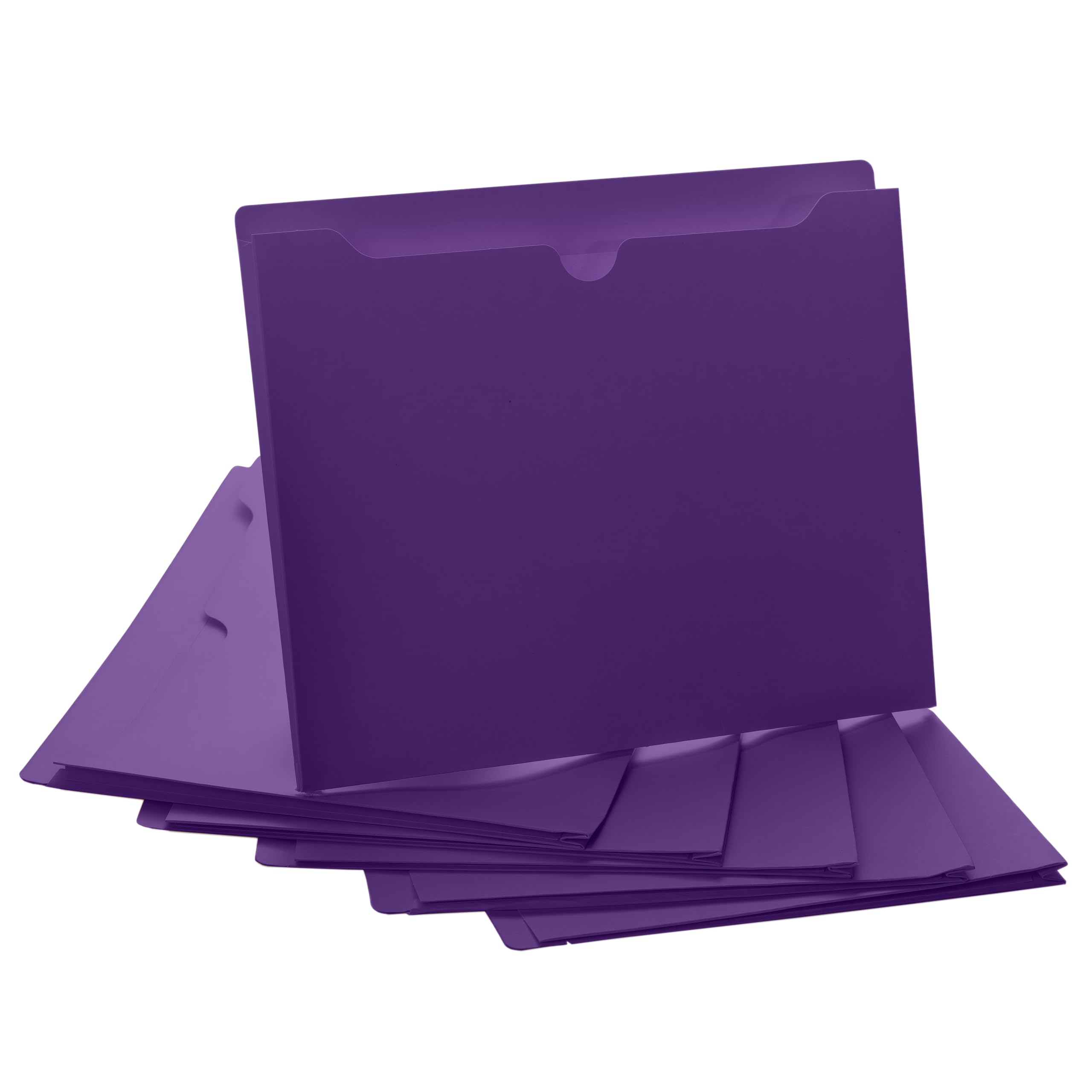 Snapklik.com : Purple File Jackets, 1 Inch Expansion, Letter Size ...