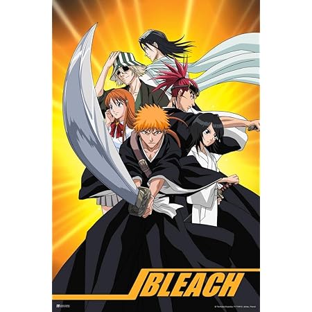Amazon.com: Bleach Poster Anime Merch Manga Cast Group Merchandise ...
