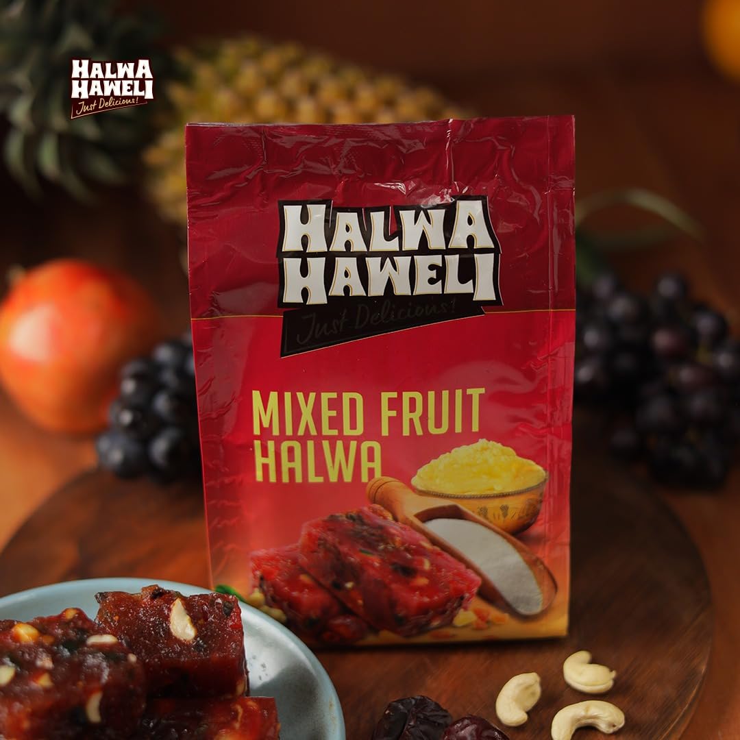 HALWA HAWELI Ready To Eat Mixed Fruit Halwa 200 grams | South Indian ...