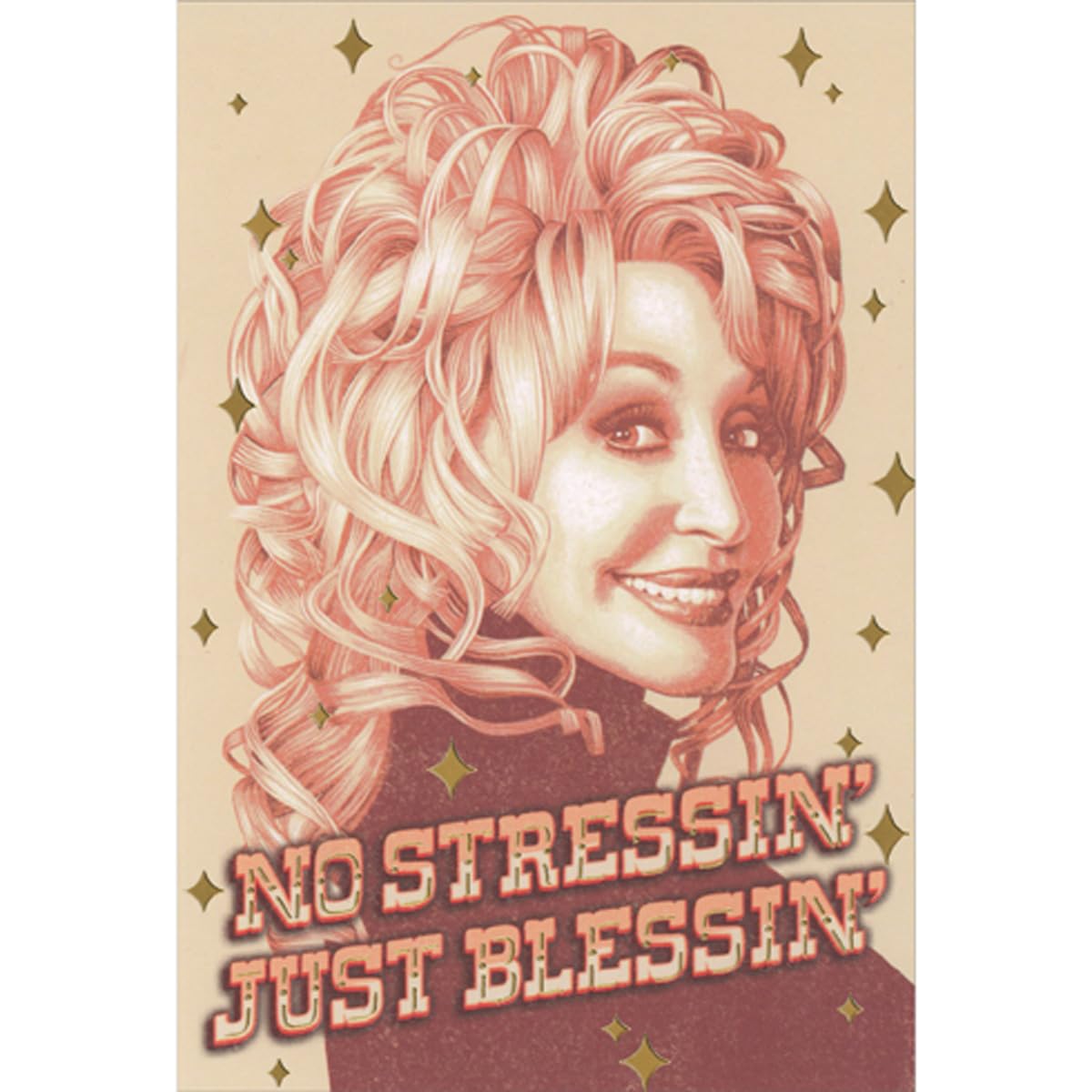 Amazon.com : Recycled Paper Greetings Dolly Parton: No Stressin' Just ...