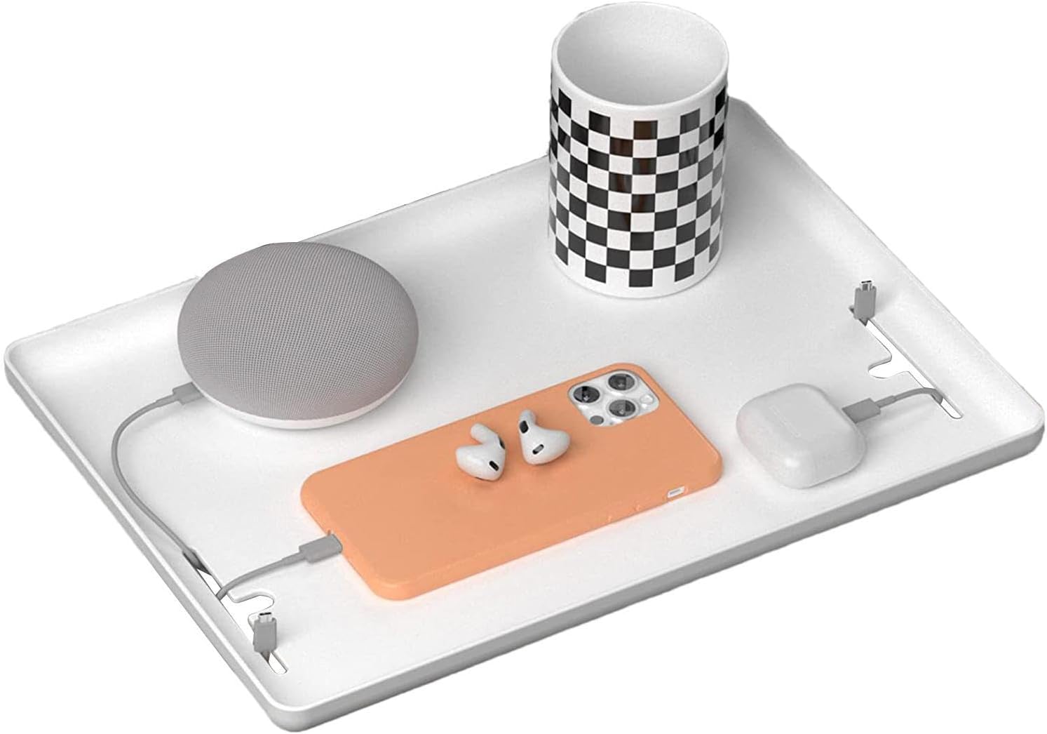 Amazon.com - Bedside Shelf for Bed | College Dorm Room Bedside Table ...