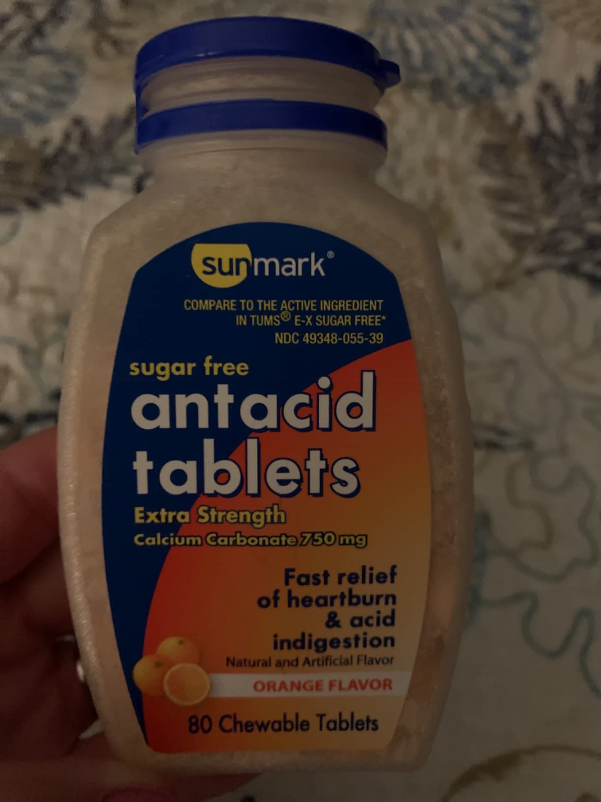 Amazon.com: Sunmark Sugar Free Calcium Antacid, Extra Strength ...