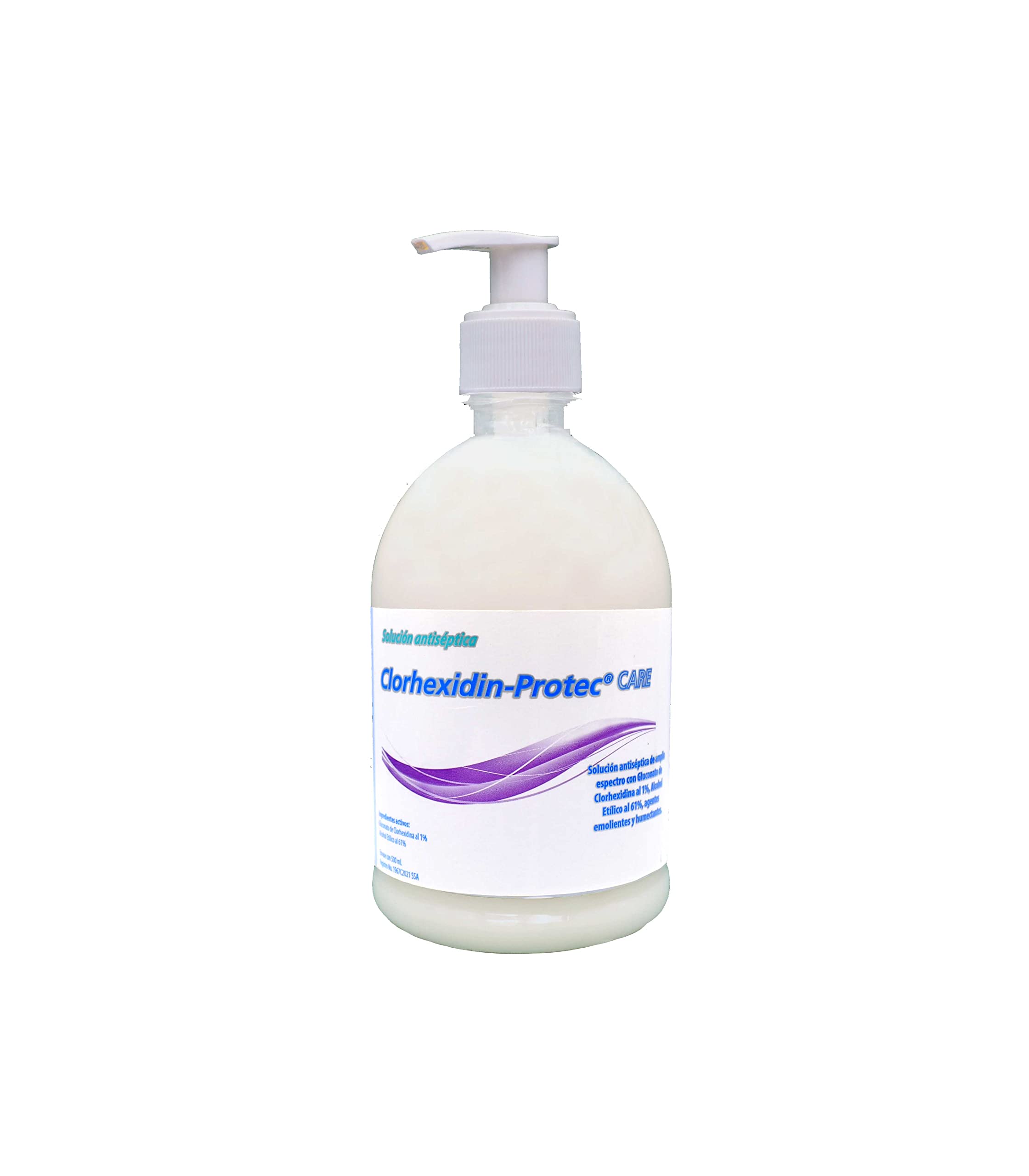 CLORHEXIDIN-PROTEC Care 500ml Crema antiséptica, 600.0 grams : Amazon ...