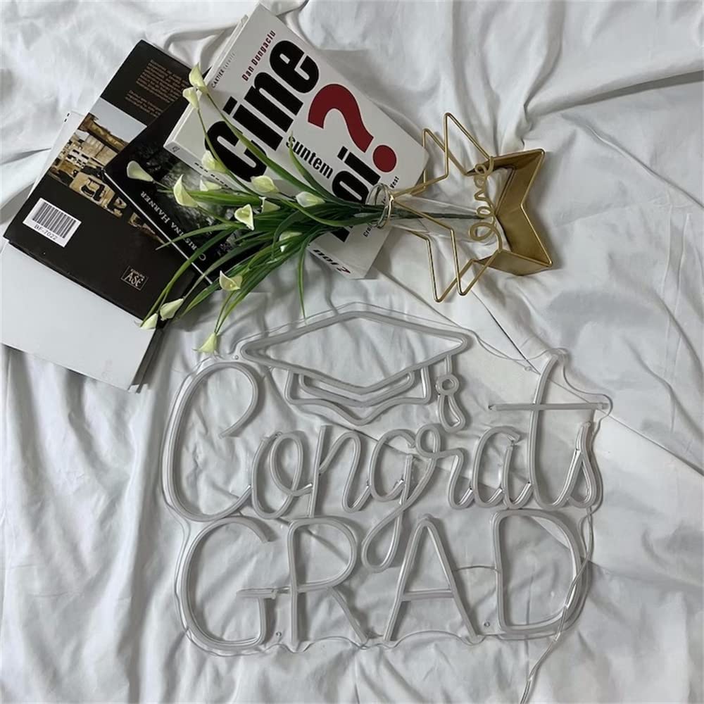 AMANYMXOK Congrats Grad Neon Sign Personalized Congrats Graduation Led ...