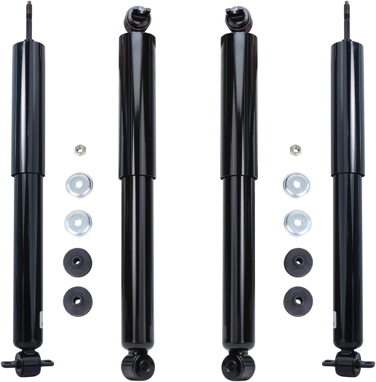 Amazon.com: Rough Country N3 Front and Rear Shock Set for 97-06 Jeep TJ ...