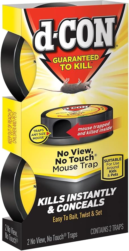 Amazon.com : D-Con No View, No Touch Covered Mouse Trap, 6 Pack (2 ...