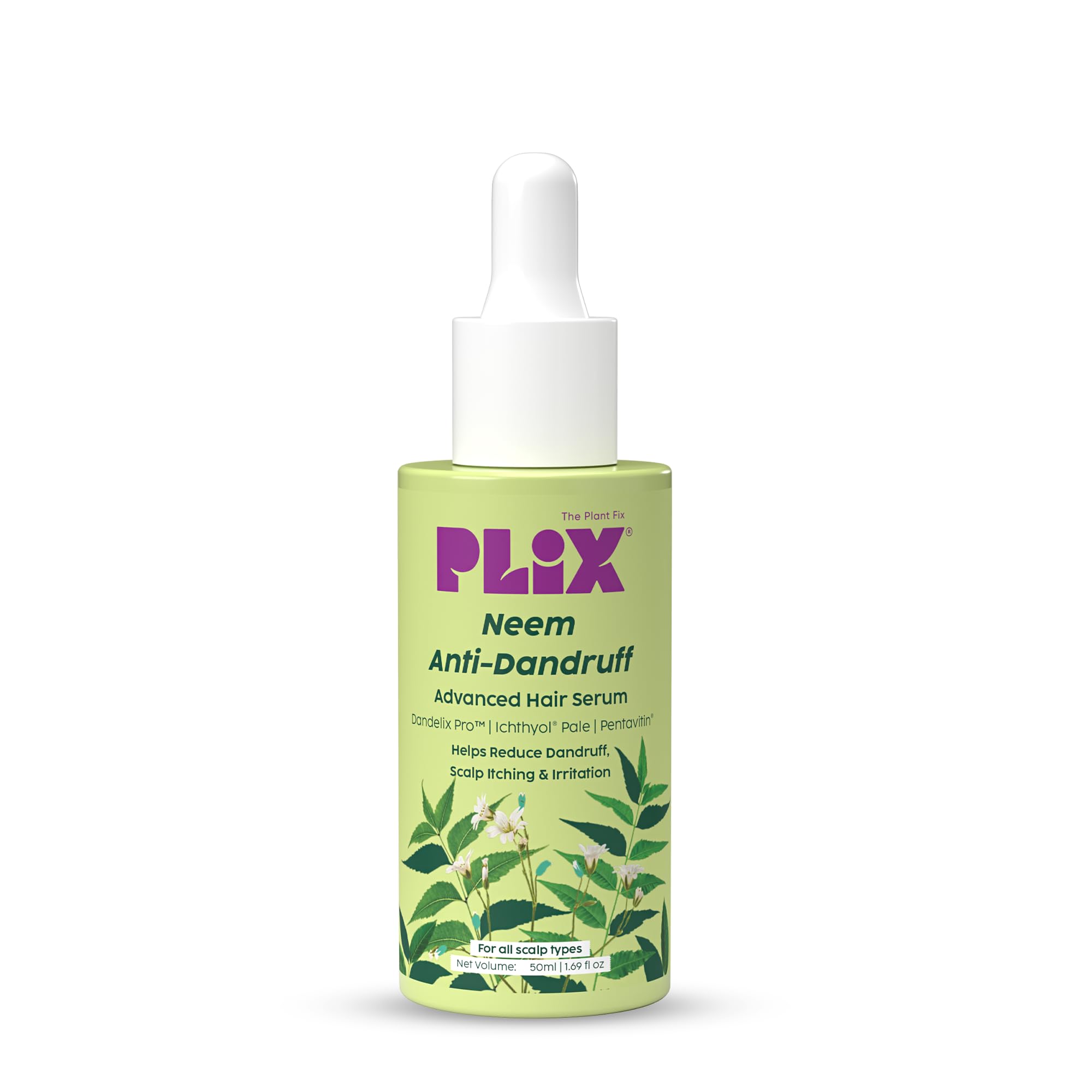 Buy PLIX - THE PLANT FIX Neem Anti-Dandruff Advanced Serum | 3% ...