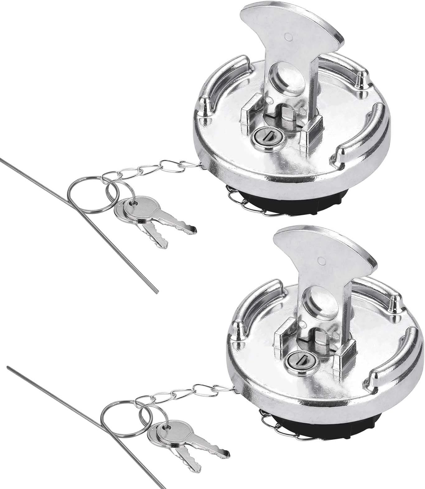 Amazon.com: 4" Locking Vented Diesel Fuel Cap 2Pcs Compatible With ...