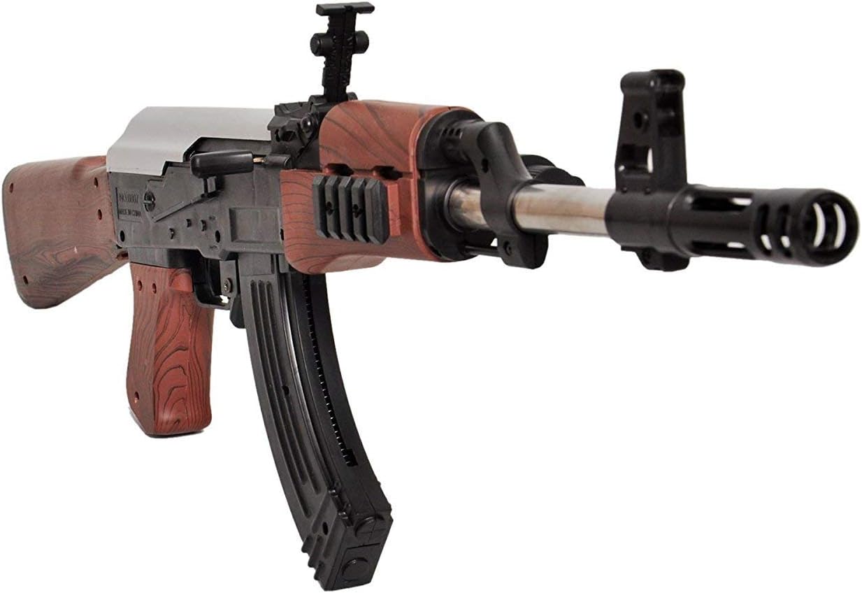 Zest 4 Toyz Ak 47 Toy Shooting Gun for Kids with Laser Light with 500 ...