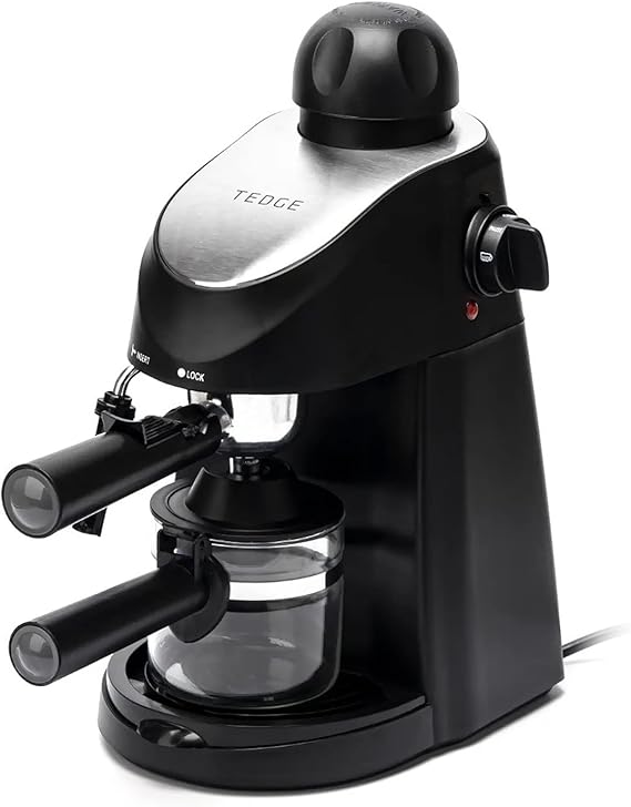 Tedge Cafetera Espresso Individual 4 Tazas Espresso Machine Maquina ...