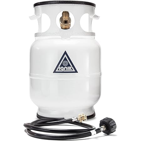 Amazon.com : Ignik Refillable Gas Growler Deluxe 5-Pound Propane Tank ...