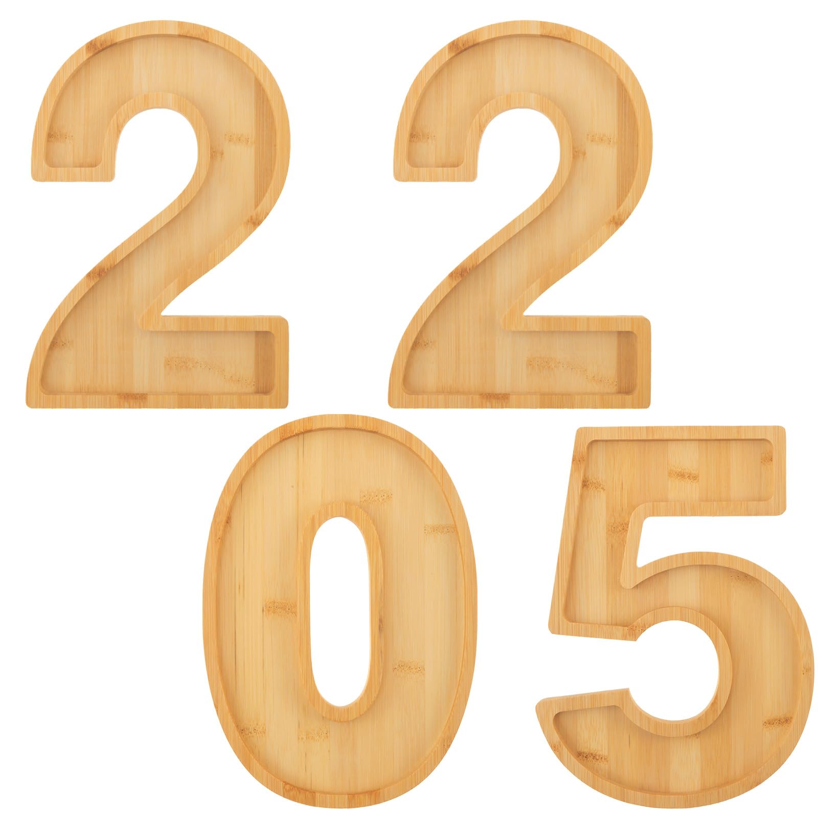 Amazon.com: kaimenhong 2024 Charcuterie Board Numbers, 2025 Wooden ...
