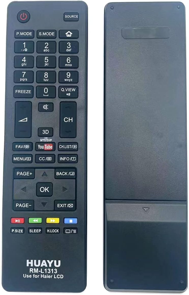 Amazon.com: Universal For Haier TV Remote Control You/Tube HTR-A18M HTR ...