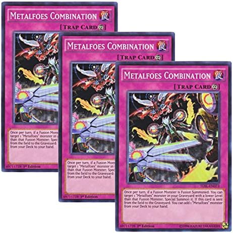 Amazon.co.jp: 【 3枚セット 】遊戯王 英語版 TDIL-EN073 Metalfoes Combination メタルフォーゼ ...