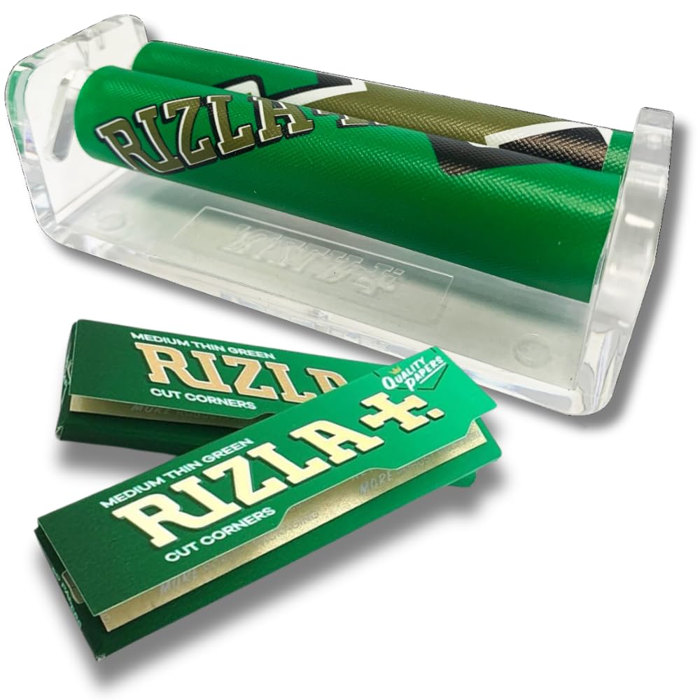 Rizla Tobacco Rolling Machine - With 2 Packs of Papers. Cigarette ...