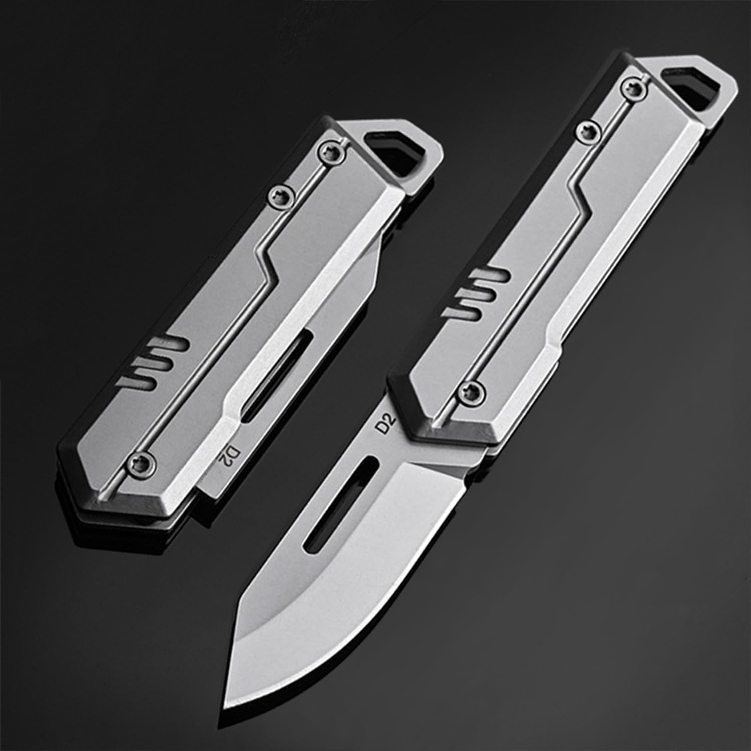 Kryvex Klappmesser Taschenmesser, D2 Klinge Klein Messer, Mini Scharf ...