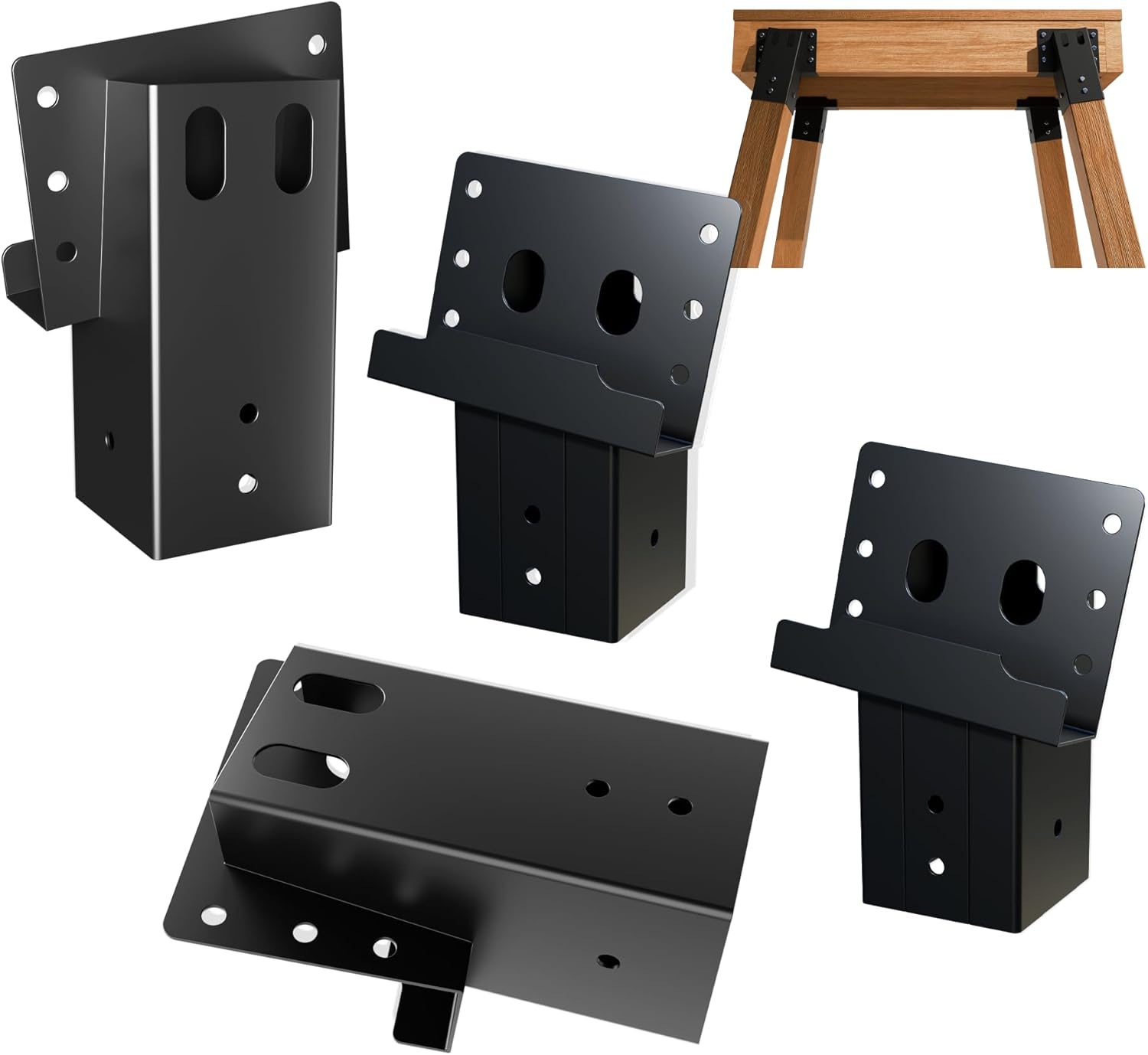 Amazon.com: Outdoor Metal Compound Angle Brackets 4x4 for Deer Stand ...