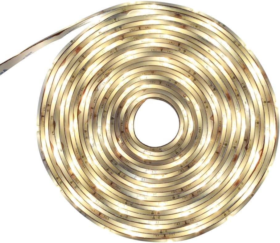 Tecnolite - Tira LED 5 Metros 12 W Luz Amarilla, Interiores, Plug and ...