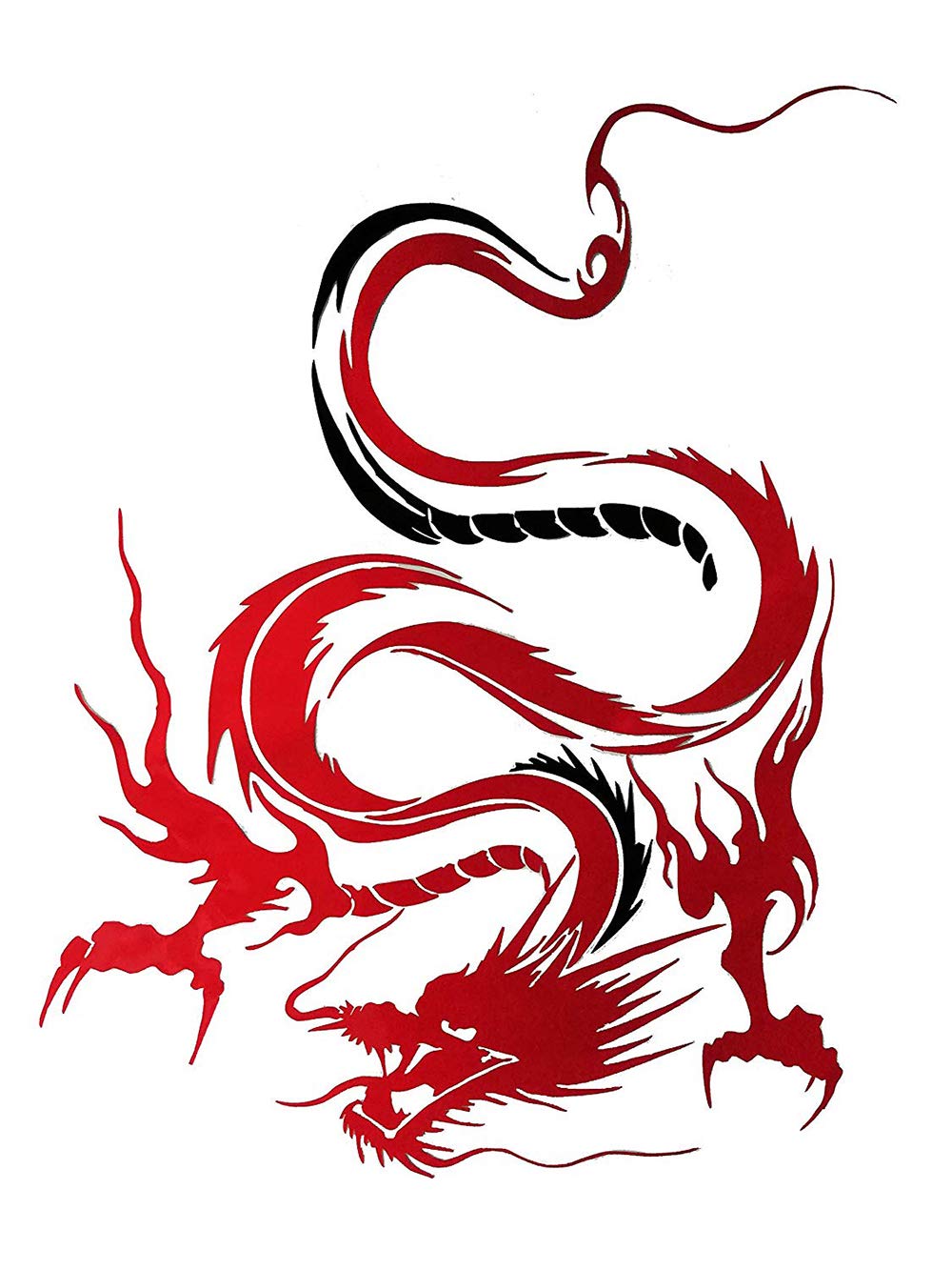Amazon.com: Car Decals Dragon Car Graphics Vinyl Hood Decal Roof Decal ...