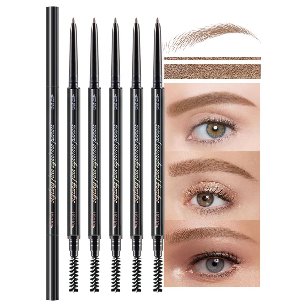 Amazon.com : 5 Pcs Waterproof Dual-Sided Fine Tip Eye Brow Precise ...