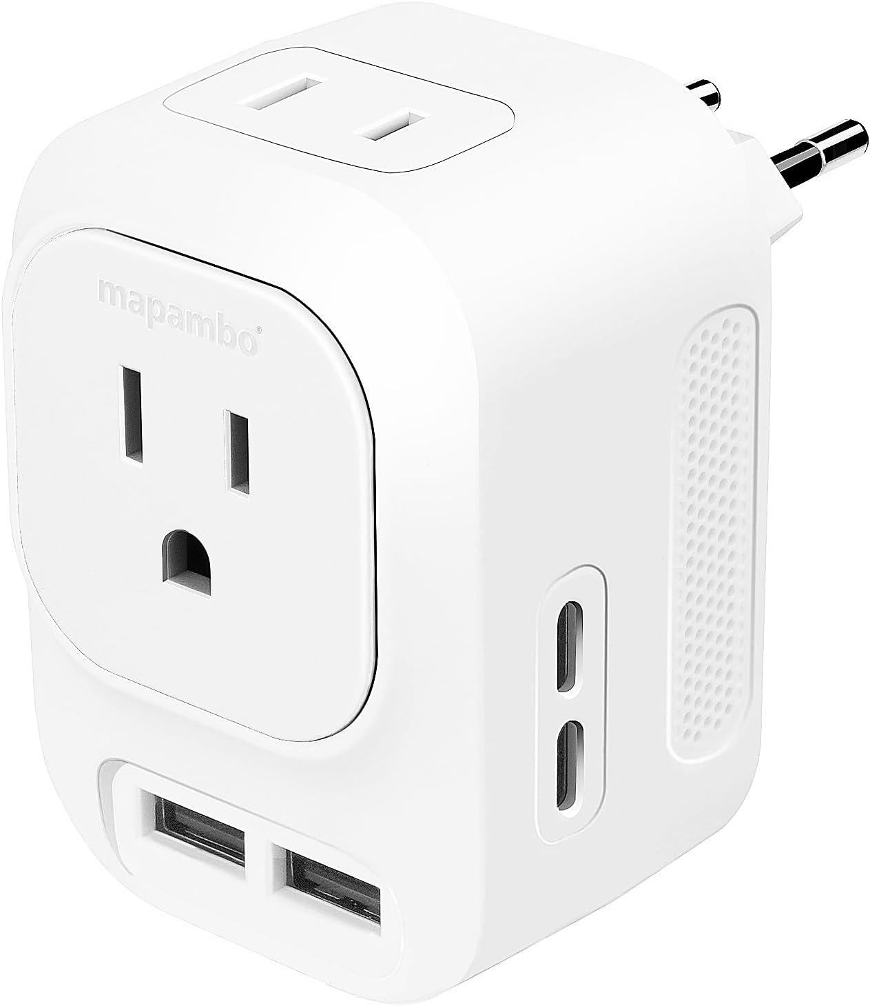 Amazon.com: Mapambo 220V to 110V Voltage Converter, European Universal ...