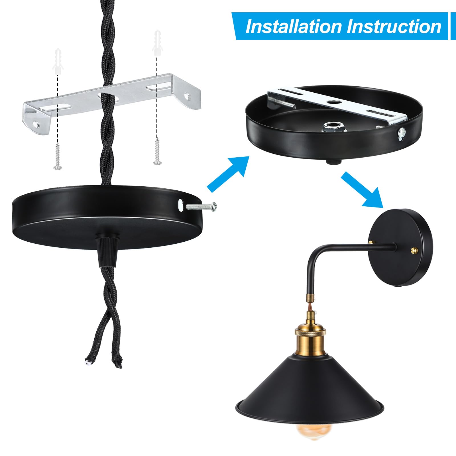 Light Fixture Canopy Kit Canopy Suspension Kits – A.L.P. Advantage