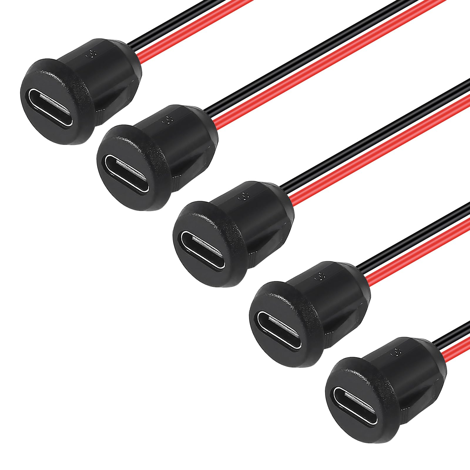 Snapklik.com : 5PCS Type-C Female Chassis Type-C Female Socket ...