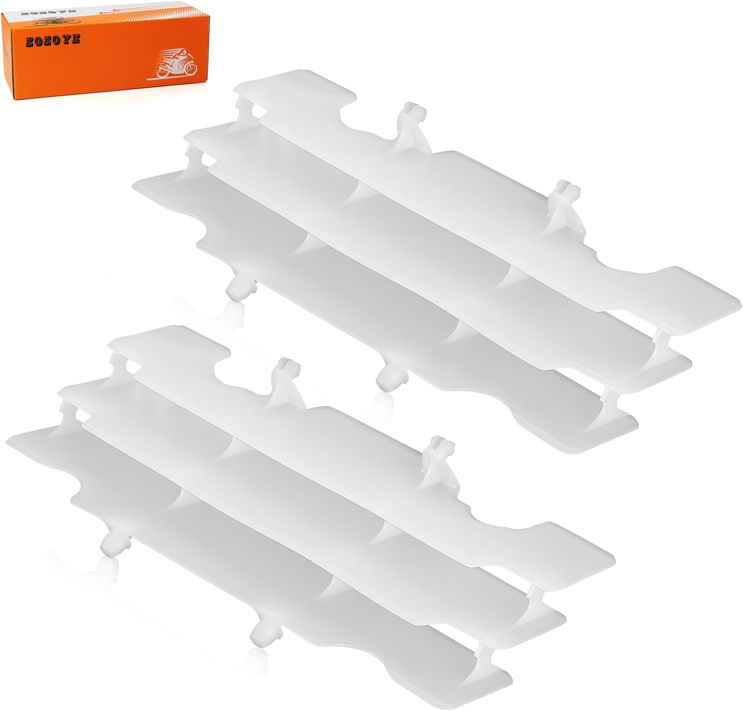 Amazon.com: Left & Right Radiator Grille Louvre Rad Guard for Honda ...