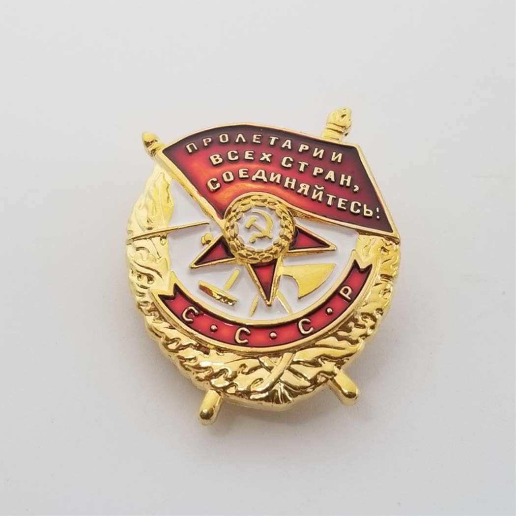 Amazon.com: VanSP Copy Soviet Screw Emblem - Red Flag for Russian ...