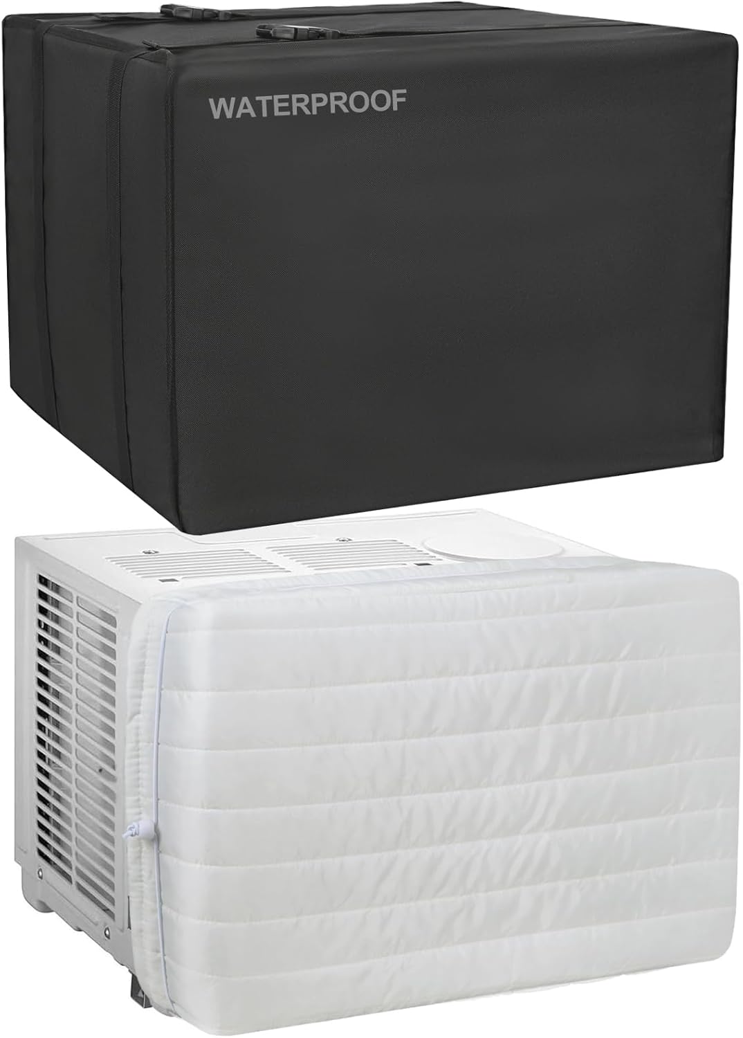 Amazon.com: 2 Pack Window Air Conditioner Cover, Indoor Outdoor Window ...