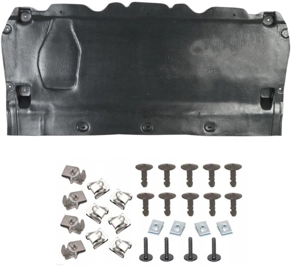 Amazon.com: Splash Guard Under Engine Cover + Clips for Audi A6 C7 ...