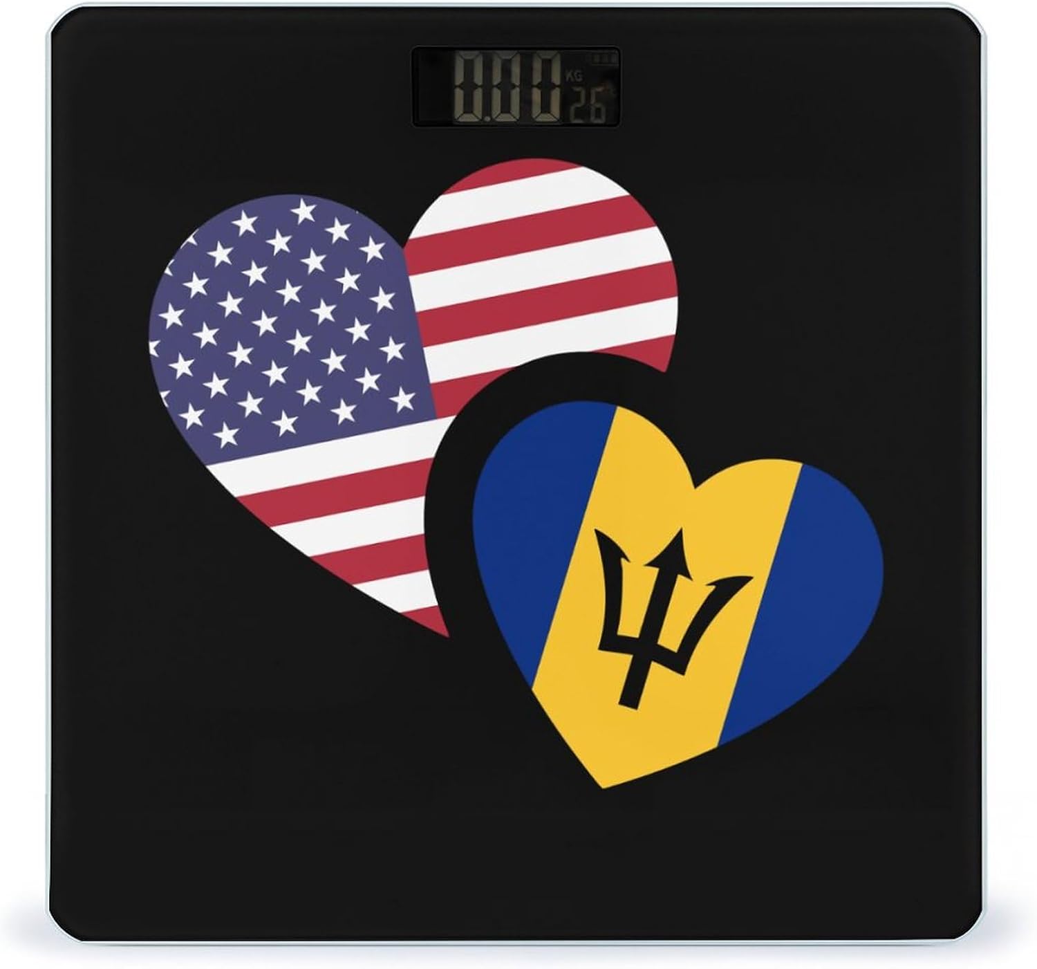 Amazon.com: Barbados US Flag Bathroom Scale for Body Weight Digital ...