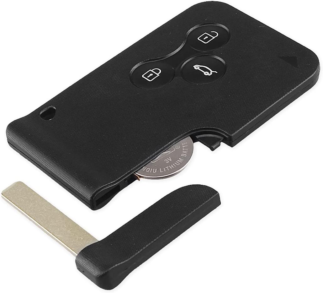 Heart Horse 3 Button Full Smart Remote Car Key Card for R-enault Megane ...