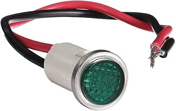 Dayton Flush Indicator Light, LED Lamp Type, 120VAC/DC Voltage, 1/2 ...