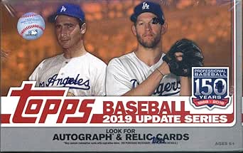 Amazon.com: 2019 Topps Update Baseball Retail Box (24 Packs/16 Cards: 1 ...