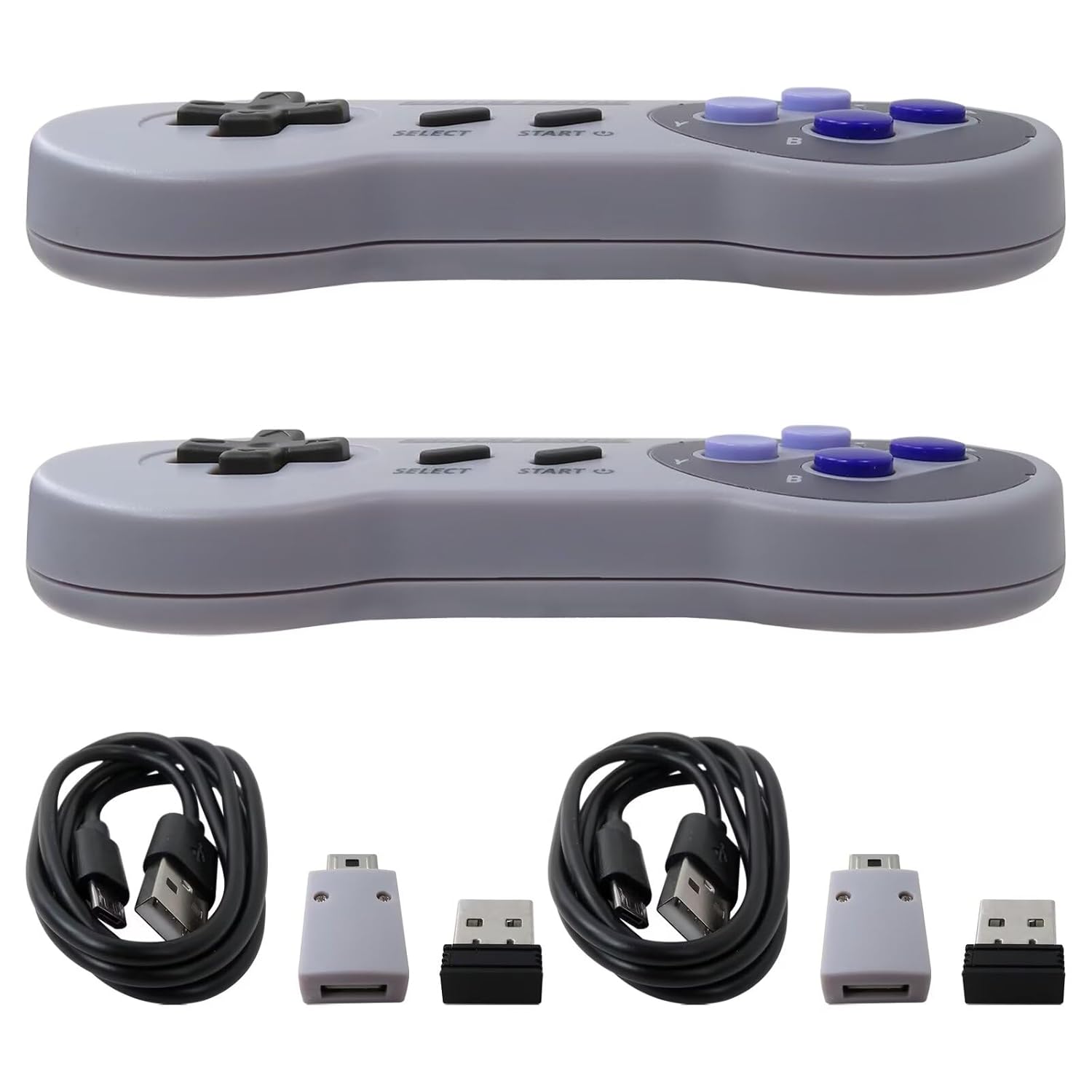Amazon.com: USonline911 2 Pcs 2.4GHz Wireless Gamepad Controller For ...