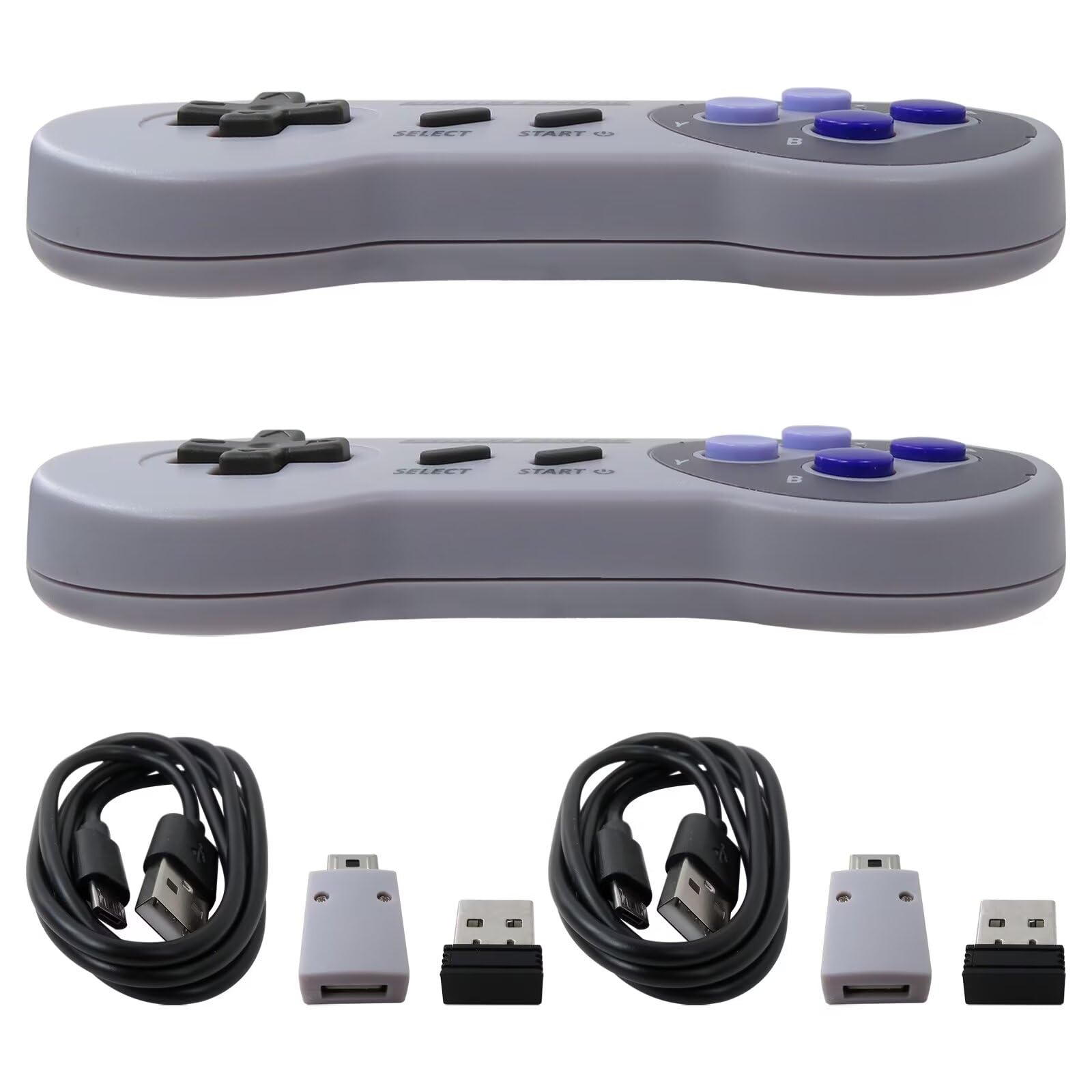 Amazon.com: USonline911 2 Pcs 2.4GHz Wireless Gamepad Controller For ...