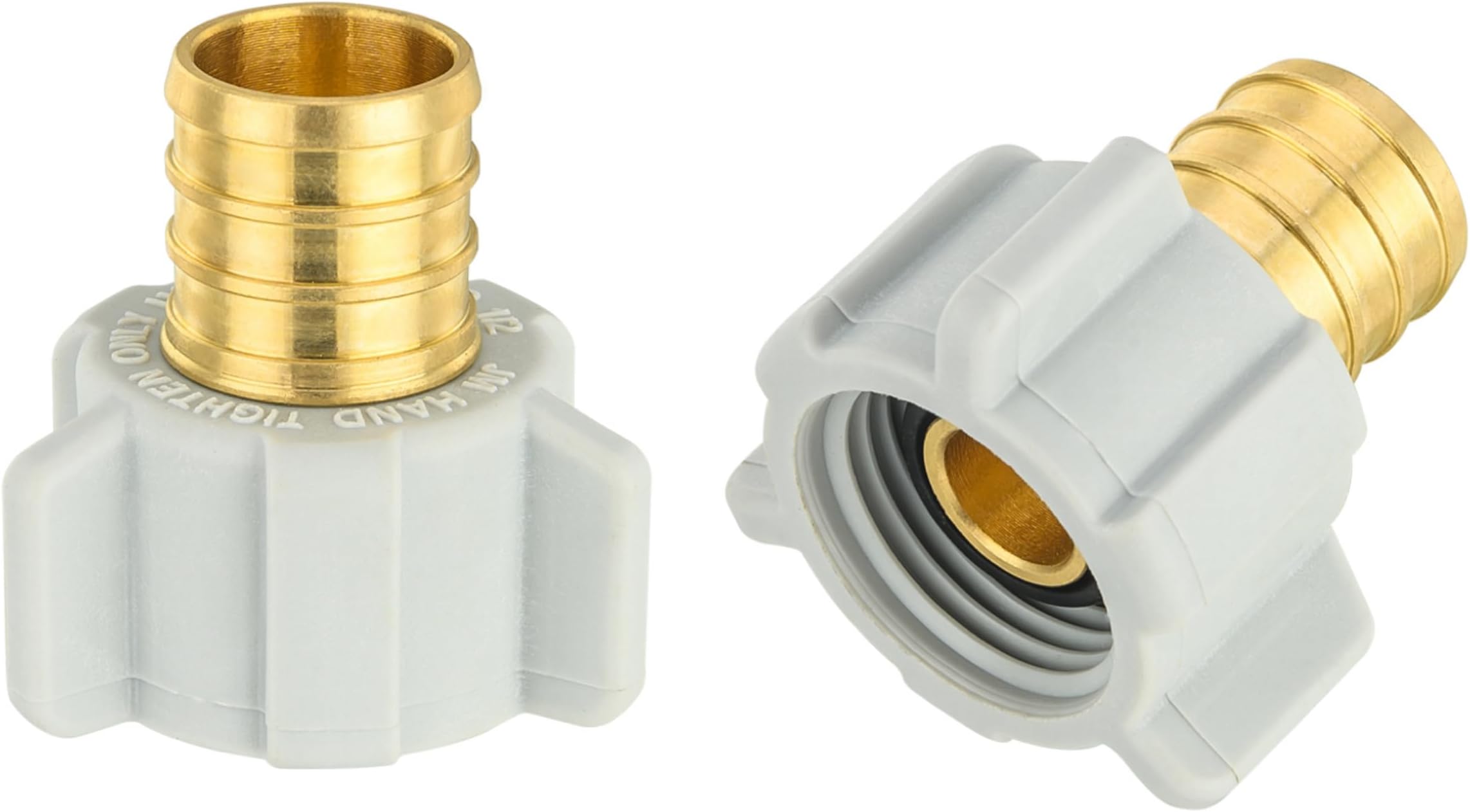 (Pack of 2) EFIELD Pex 3/4" Pex x 1/2" Female NPT Swivel Adapter Barb ...
