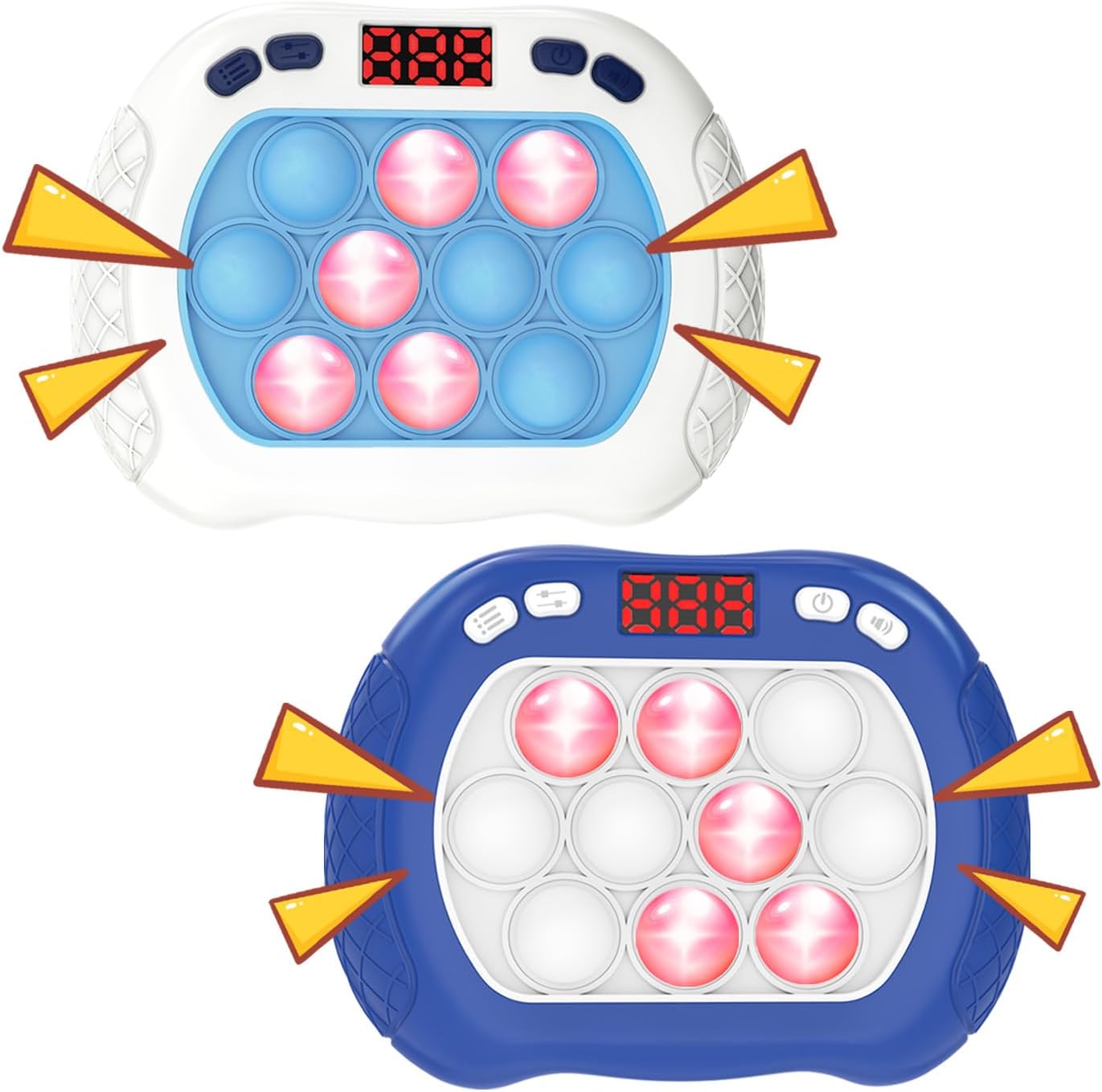 Amazon.com: Intoypad 2 Pack Quick Push Pop Game for Kids, Handheld Fidget Toy With LED Screen ...