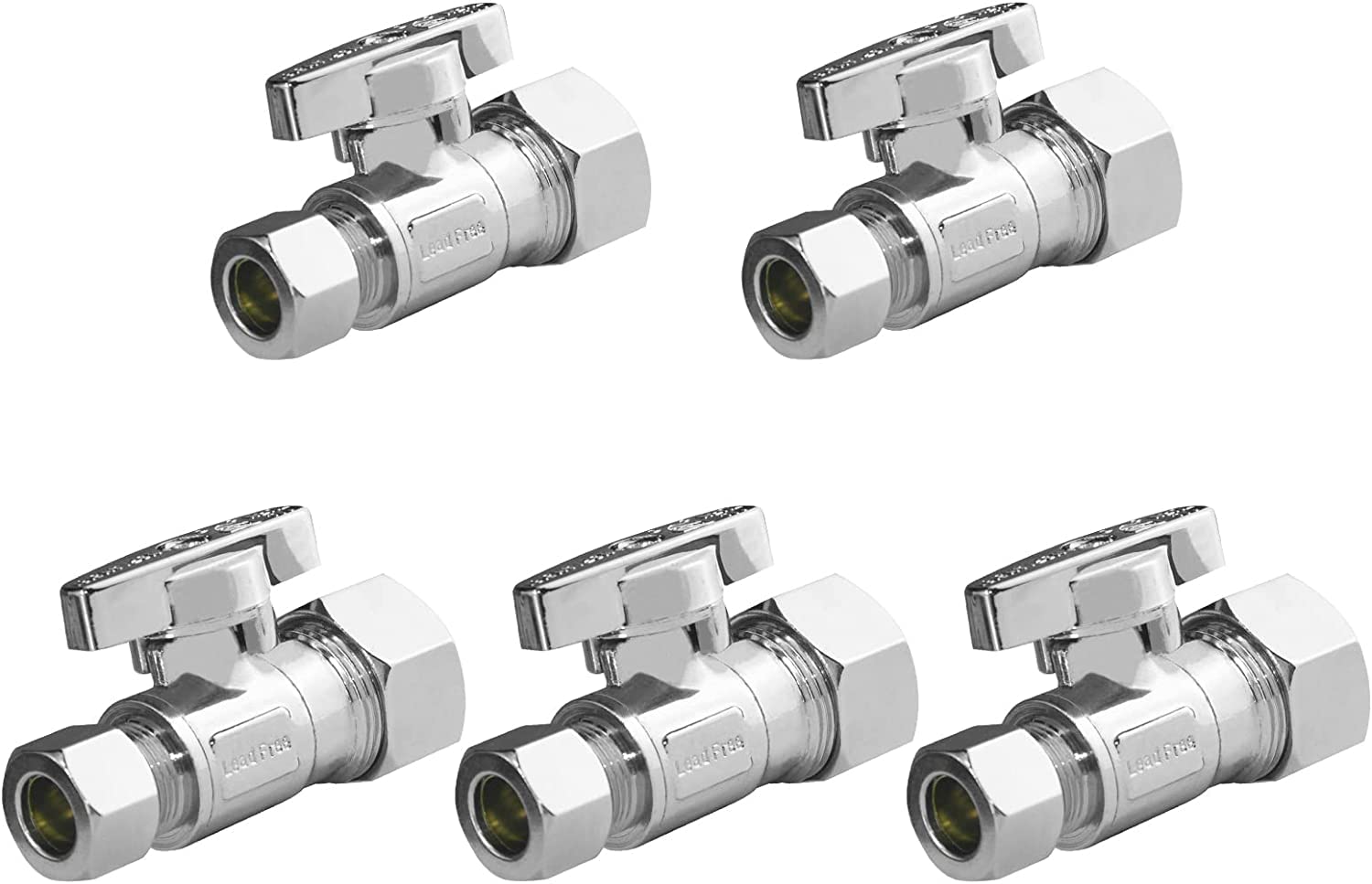 Snapklik.com : WiseWater Straight Stop Valve, 1/2 Nominal