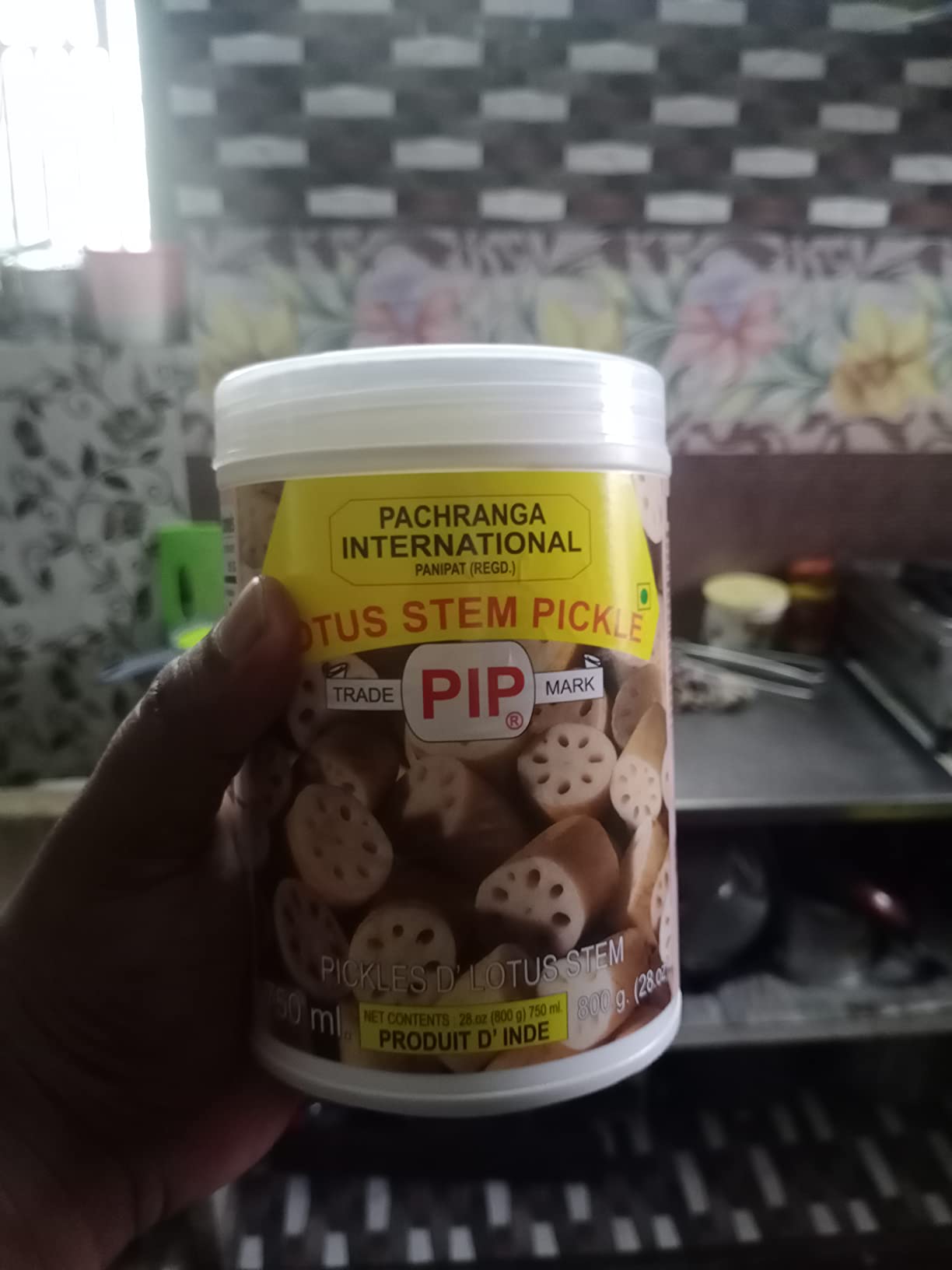 ACHAR PACHRANGA International PIP Lotus Stem Pickle 800gm : Amazon.in ...