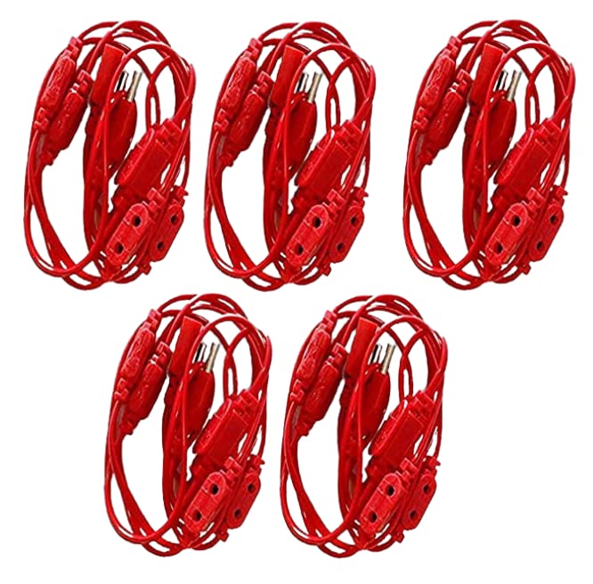 ESPtronics (5 Pcs) 10+1 Decorative Lighting Multi Female Plug Jointer ...