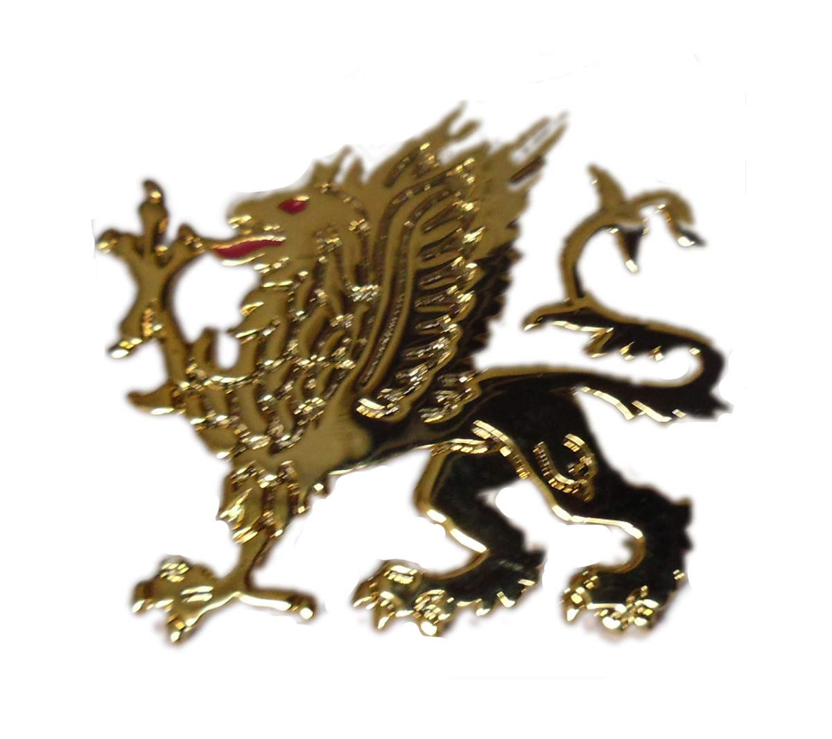 The England Store Griffin metal pin badge. Gold coloured : Amazon.co.uk ...