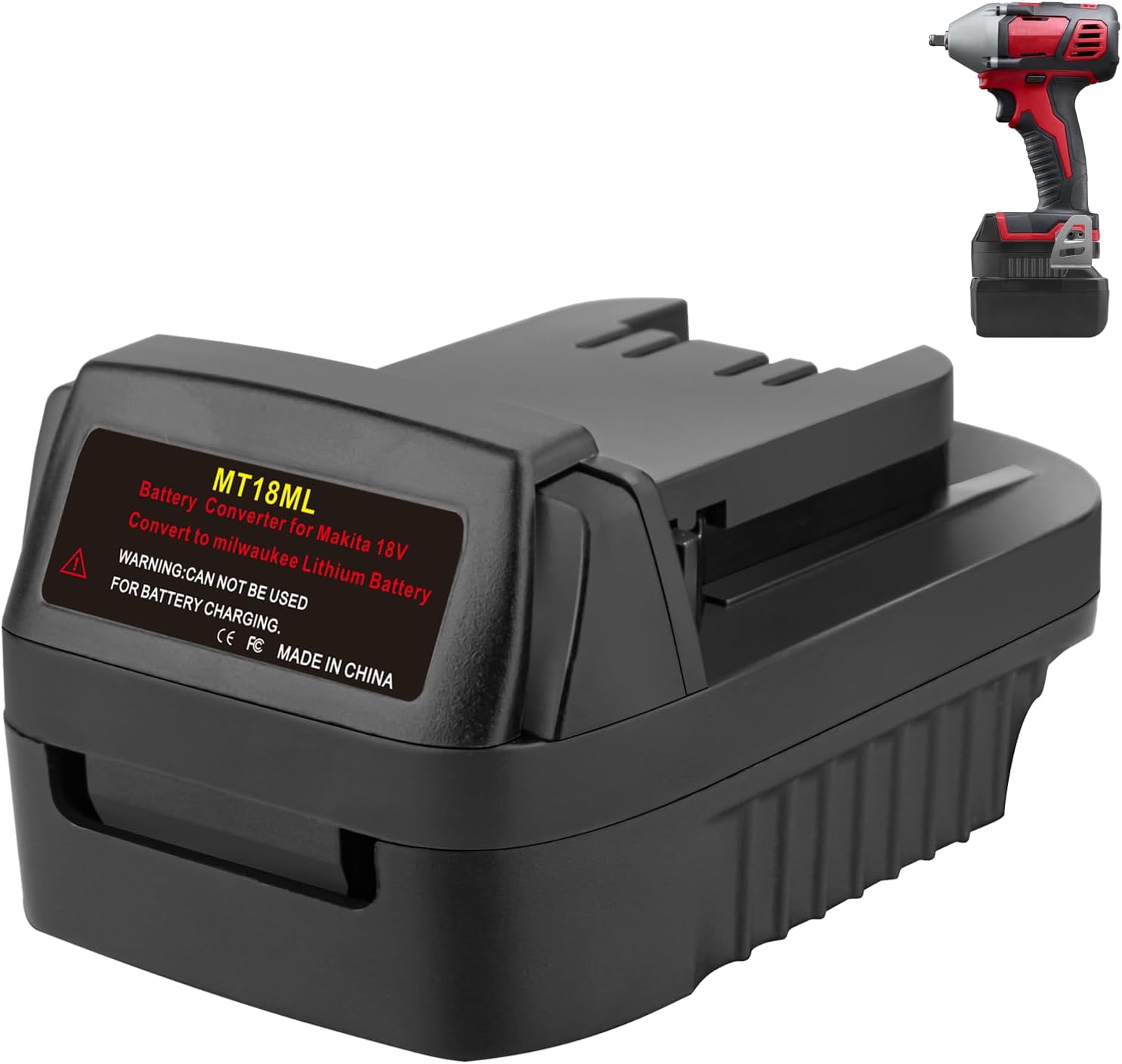 Amazon.com: for Milwaukee to for Bauer Battery Adapter, Convert for ...