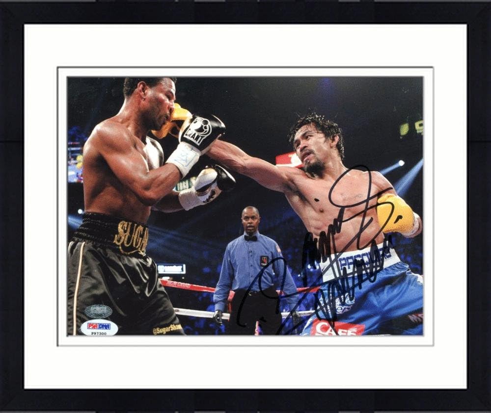 Framed Manny Pacquiao Signed Photo - 8x10 - PSA/DNA Certified ...