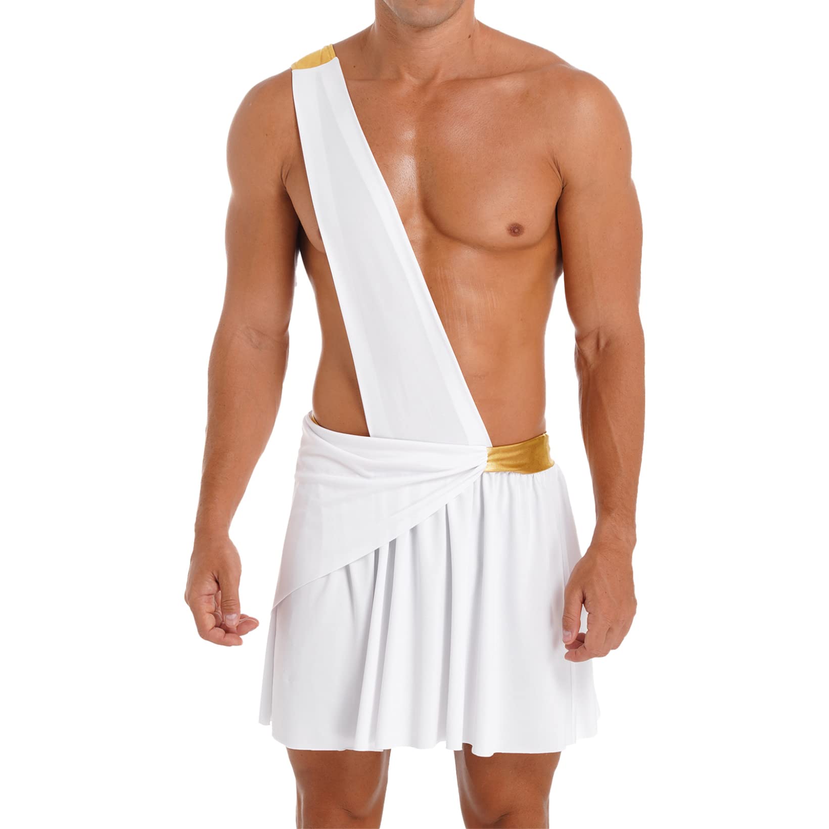 Amazon.com: JanJean Men Ancient Greek Costume Mythos Roman Warrior ...