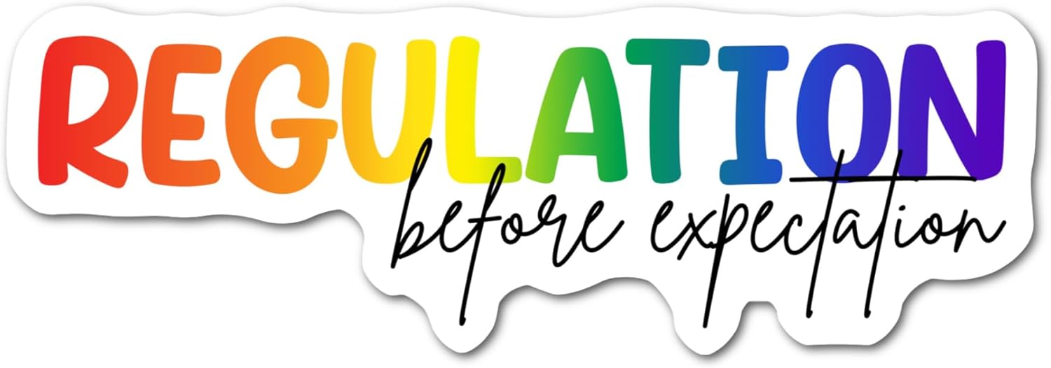 Amazon.com: Regulation Before Expectation Autism ADHD neurodivergent ...