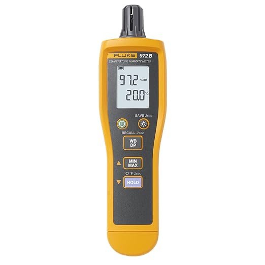 Fluke 972B Digital Temperature Humidity Meter, (Thermo-Hygro Meter ...