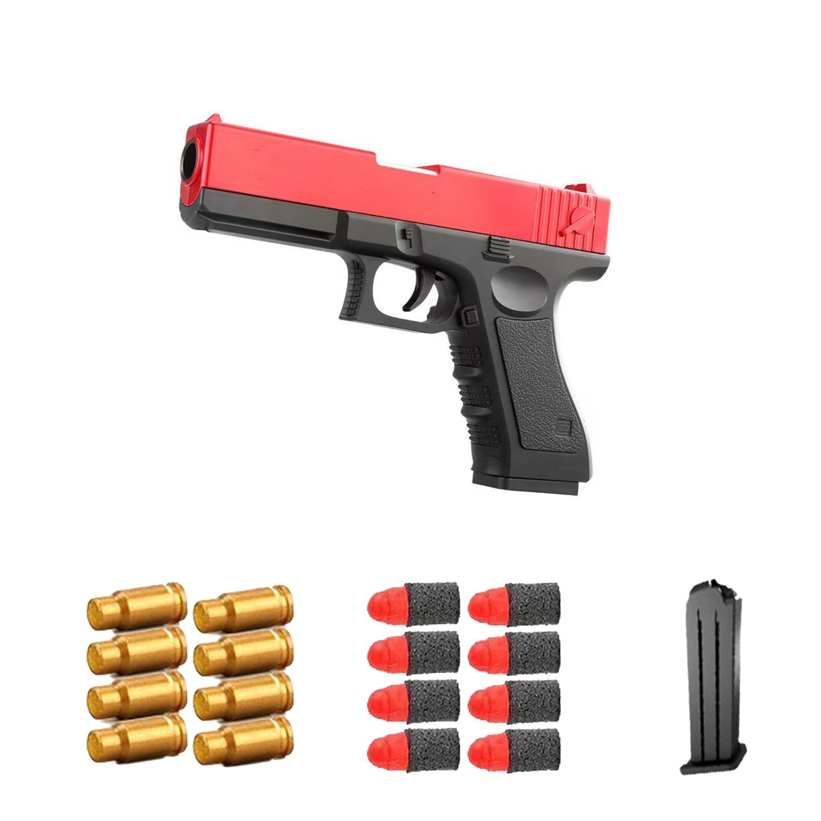 Buy WWWL Shell Ejection Soft Bullet Toy with Jump Ejecting Mag and Soft ...